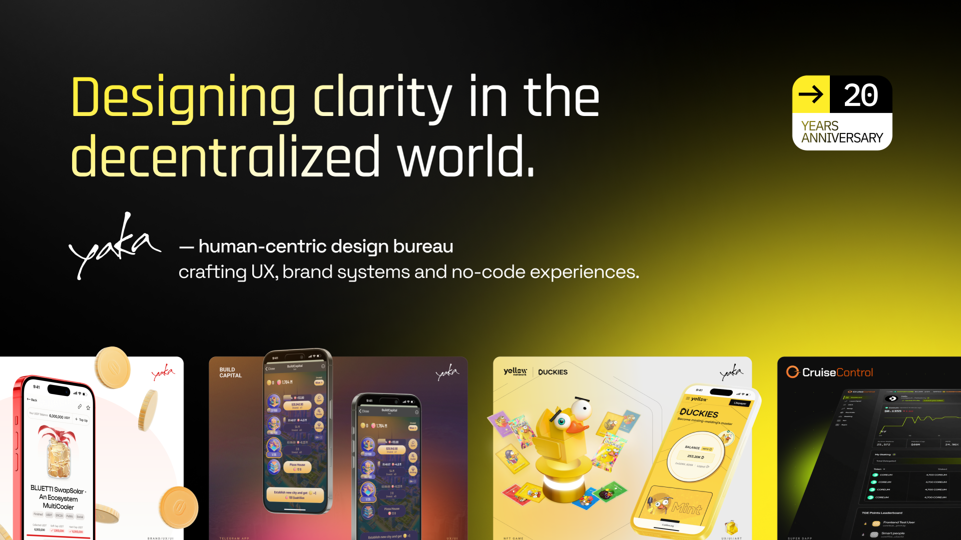 Yaka Design | Human-centric Web3. And more.